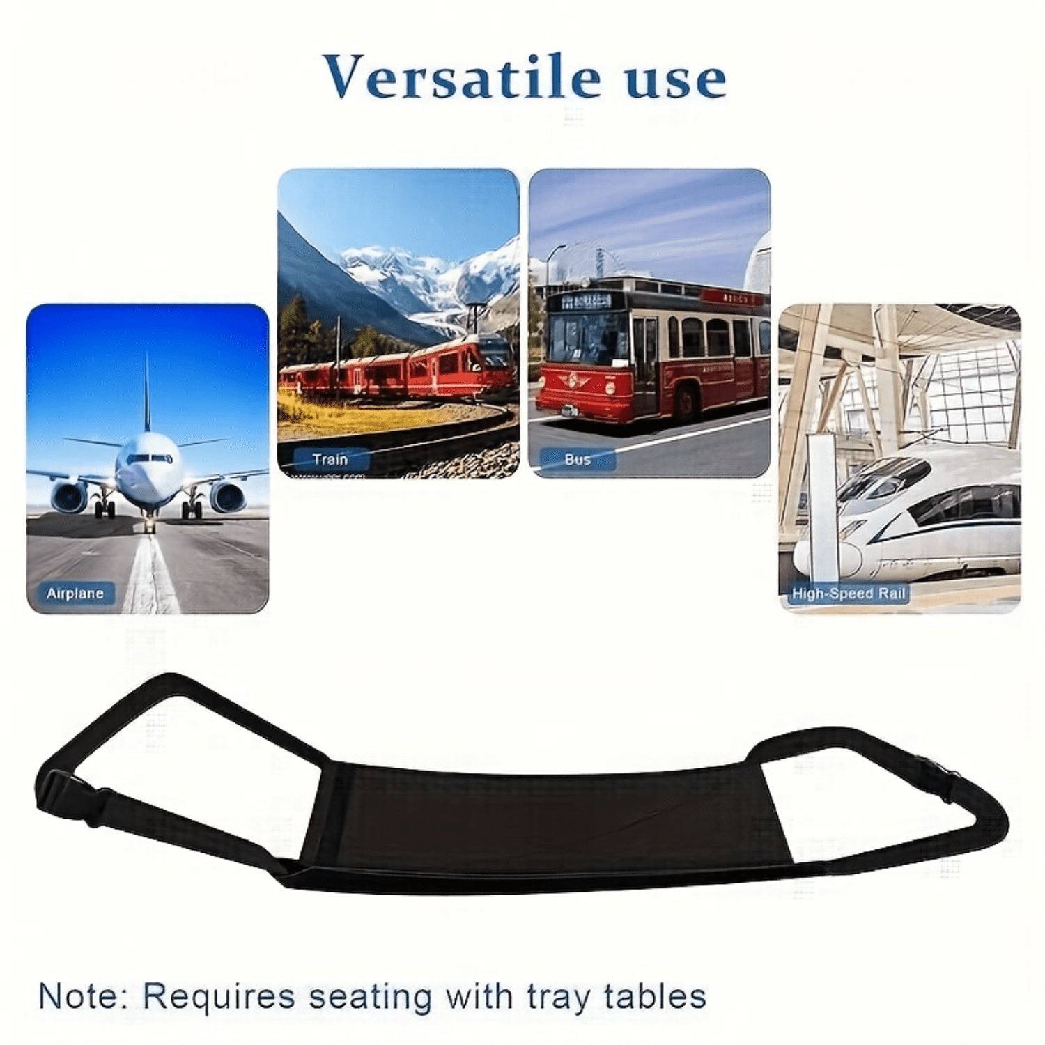XIAOGZAHUOP Compact and Lightweight Portable Airplane Footrest Pad ...