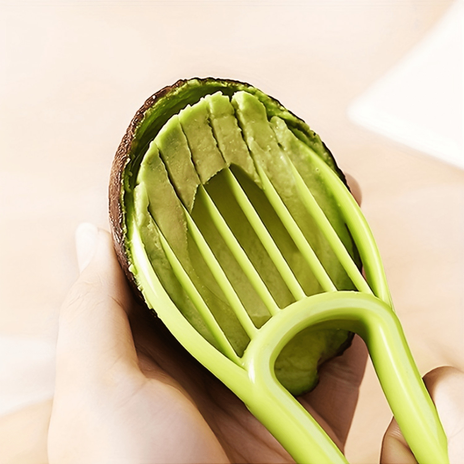 XIAOGZAHUOP Creative 3-in-1 Multifunctional Avocado Peeler Fruit Meat ...