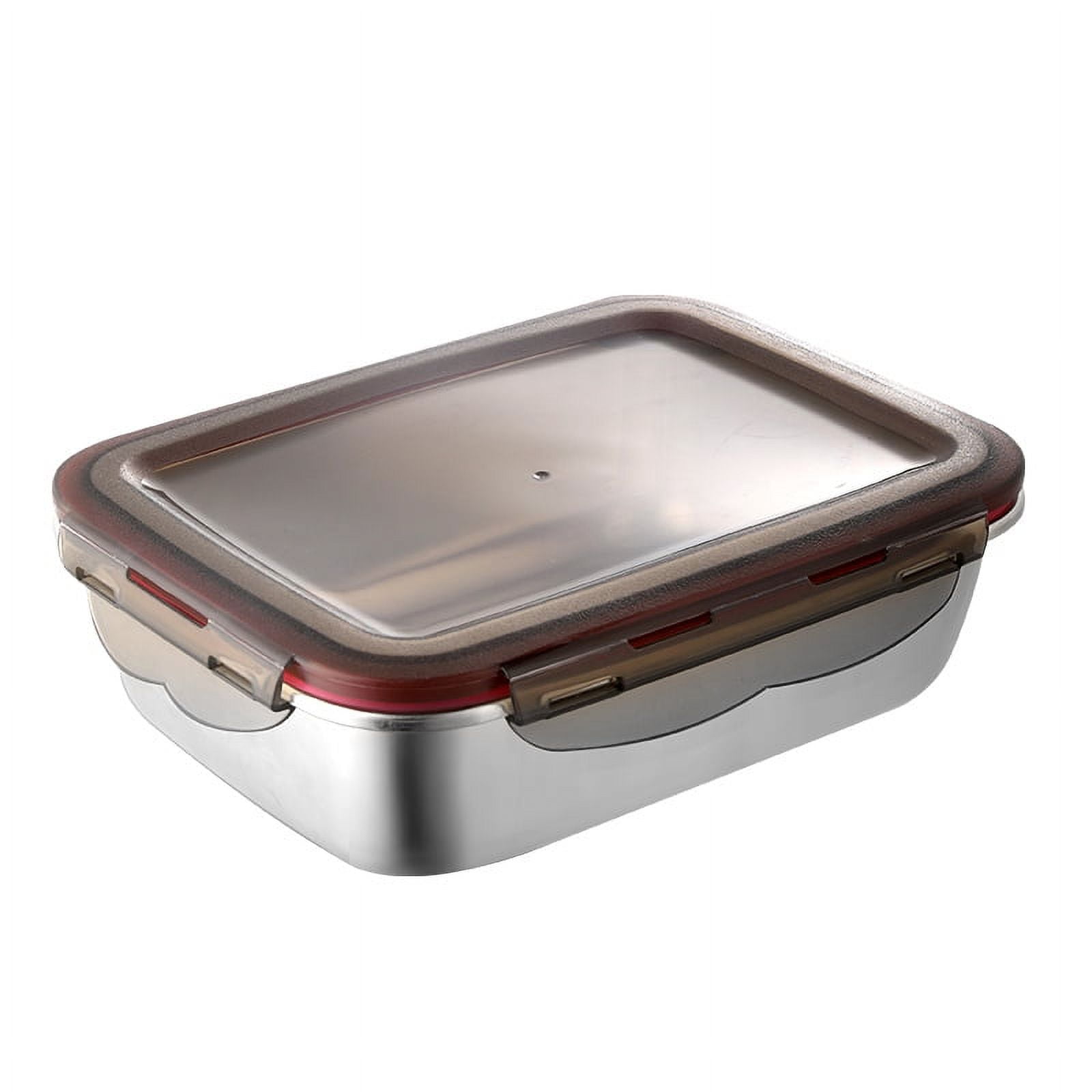 XIAOGZAHUOP Fresh-keeping Stainless Steel Lunch Box Edible Grade Fruit ...