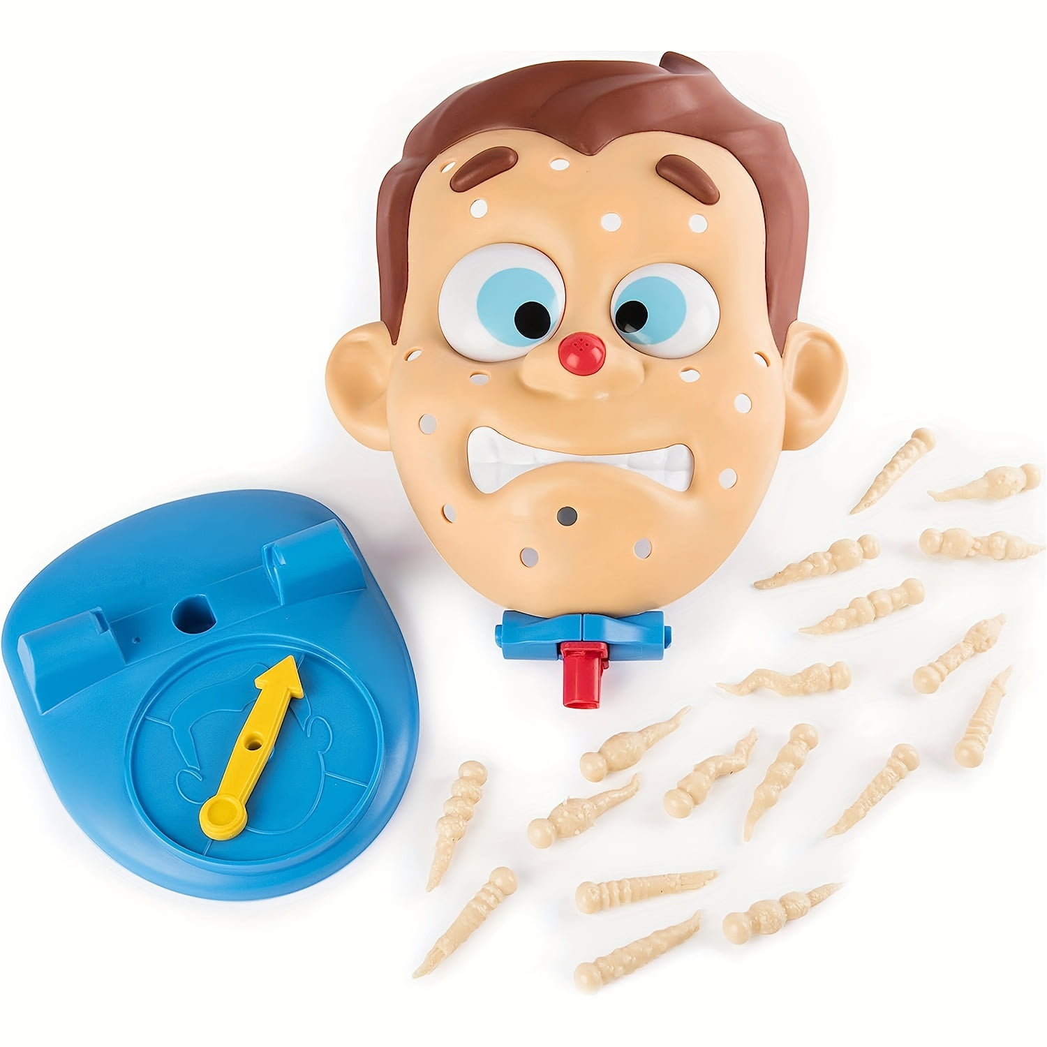 XIAOGZAHUOP Funny Human Face Pimple Popping Game Simulate Acne Squeeze ...