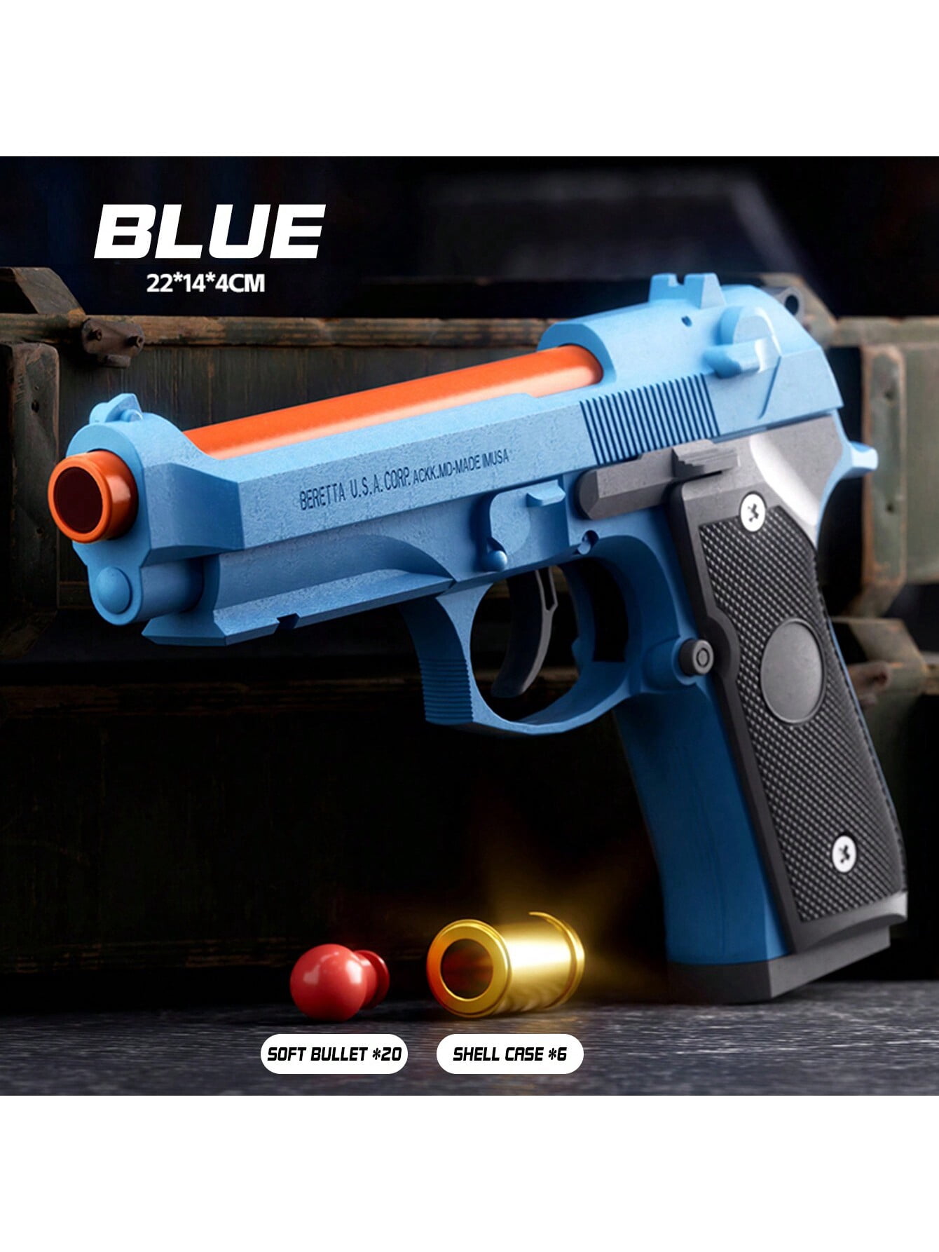 XIAOGZAHUOP Simulation Long Range Teaching M9A3 Automatic Ejecting Foam ...