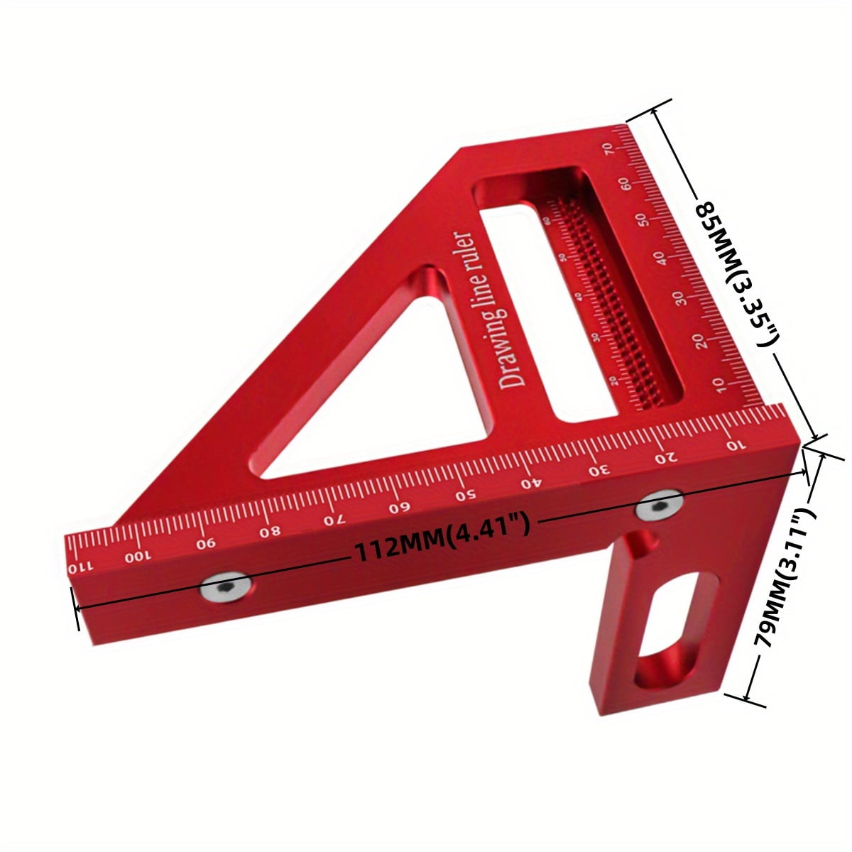 XIAOGZAHUOP Versatile 6-in-1 Aluminum Alloy Woodworking Square ...