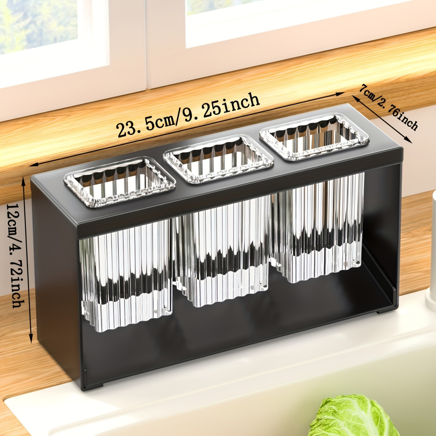 XIAOGZHP Multifunctional Kitchen Tableware Rack with Built-in Drainage ...
