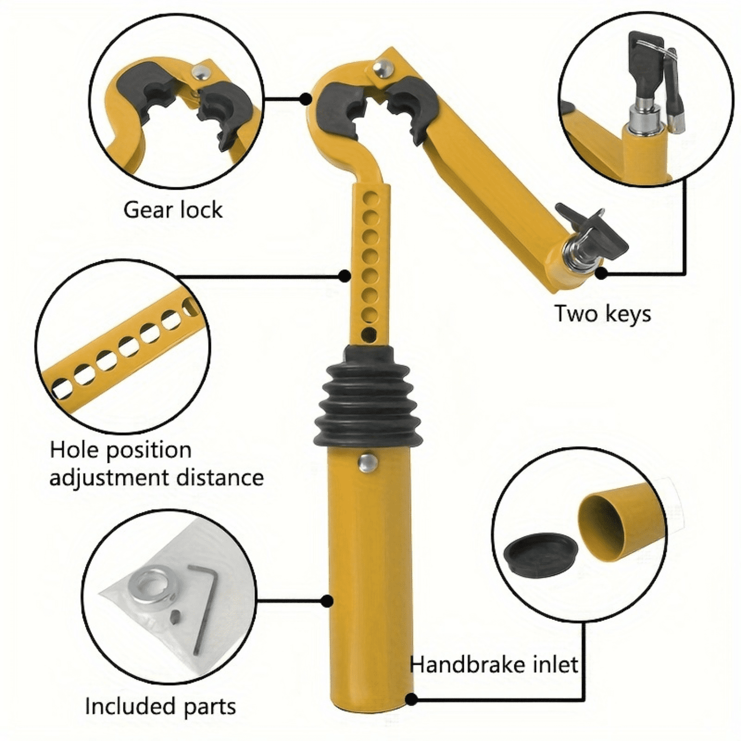 XIAOGZHP Secure your car with this durable steel construction anti ...