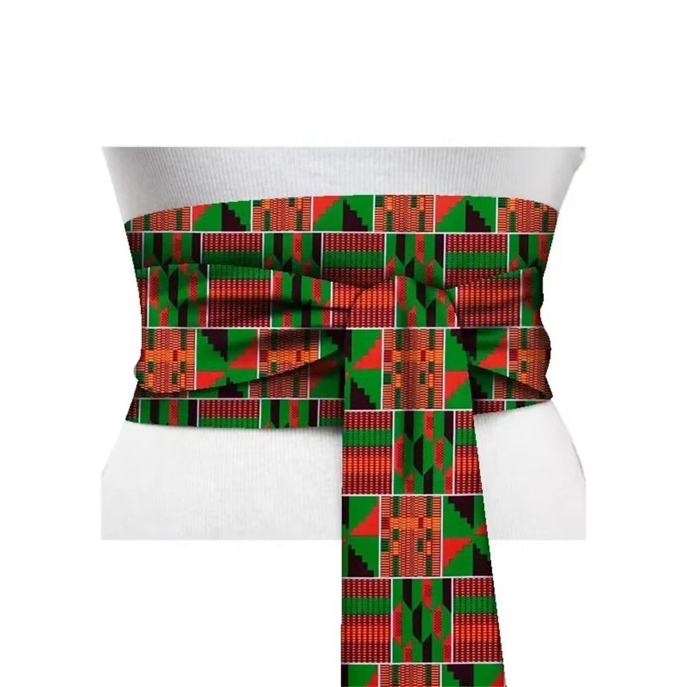 XIAOHUAGUA African Print Belt for Women Multicoloured Waist Belts for ...