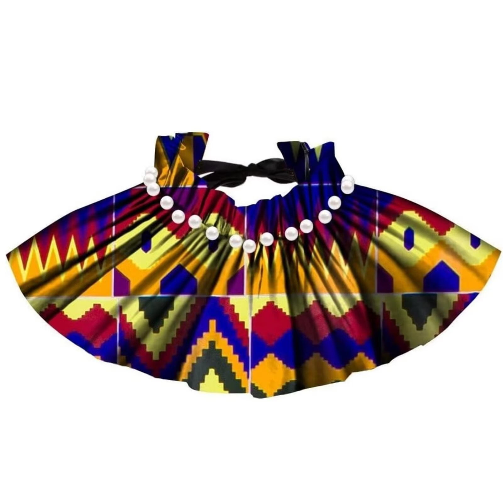 XIAOHUAGUA African Women Choker Necklace Africa Print Ankara Fabric ...