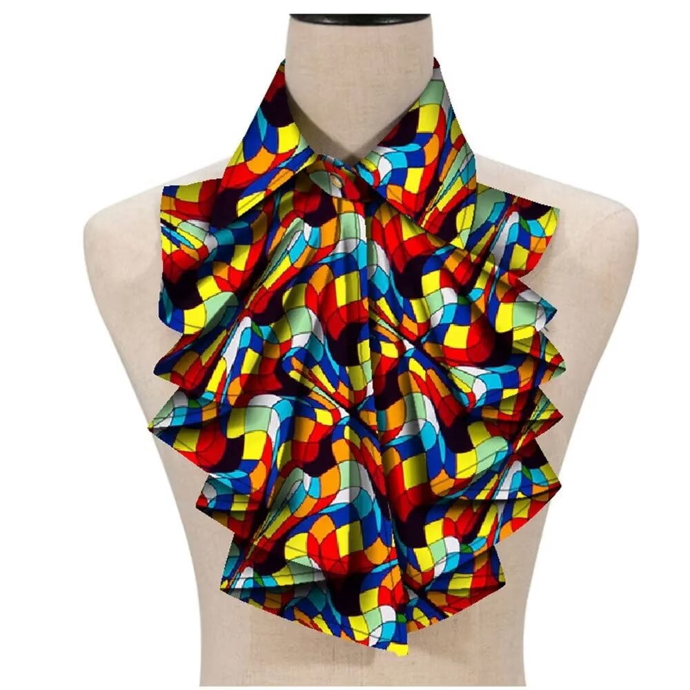 XIAOHUAGUA Fashion African Print Ankara Tie for Women Triangle Ankara ...