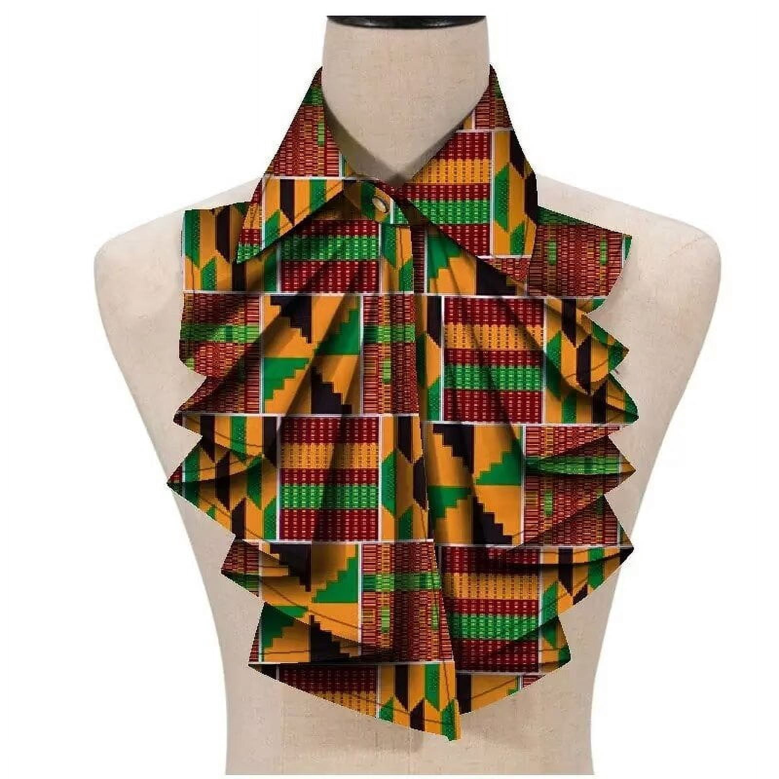 XIAOHUAGUA Fashion African Print Ankara Tie for Women Triangle Ankara ...