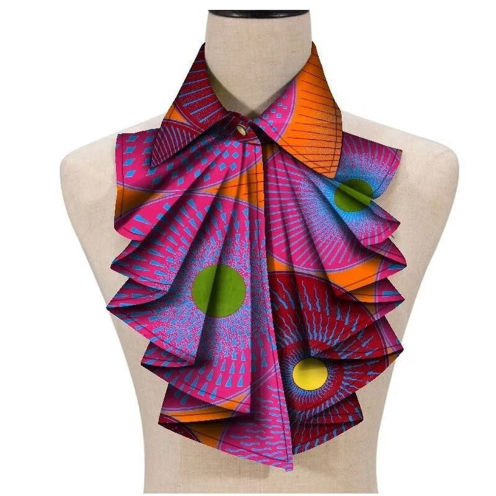 XIAOHUAGUA Fashion African Print Ankara Tie for Women Triangle Ankara ...