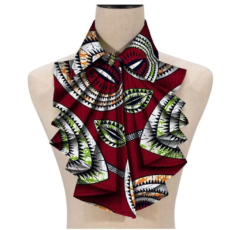 XIAOHUAGUA Fashion African Print Ankara Tie for Women Triangle Ankara ...