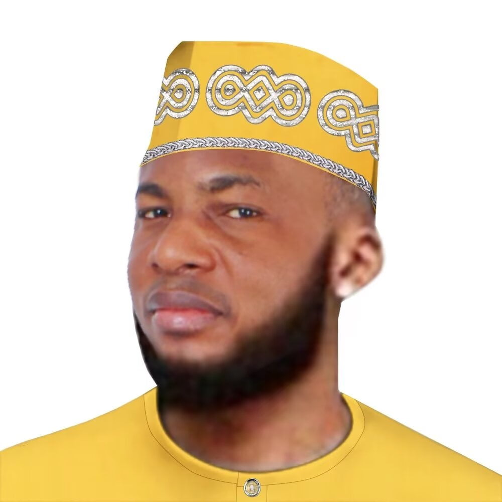XIAOHUAGUA Kente Kufi Hats for Men Ideal for Matching African Mens ...