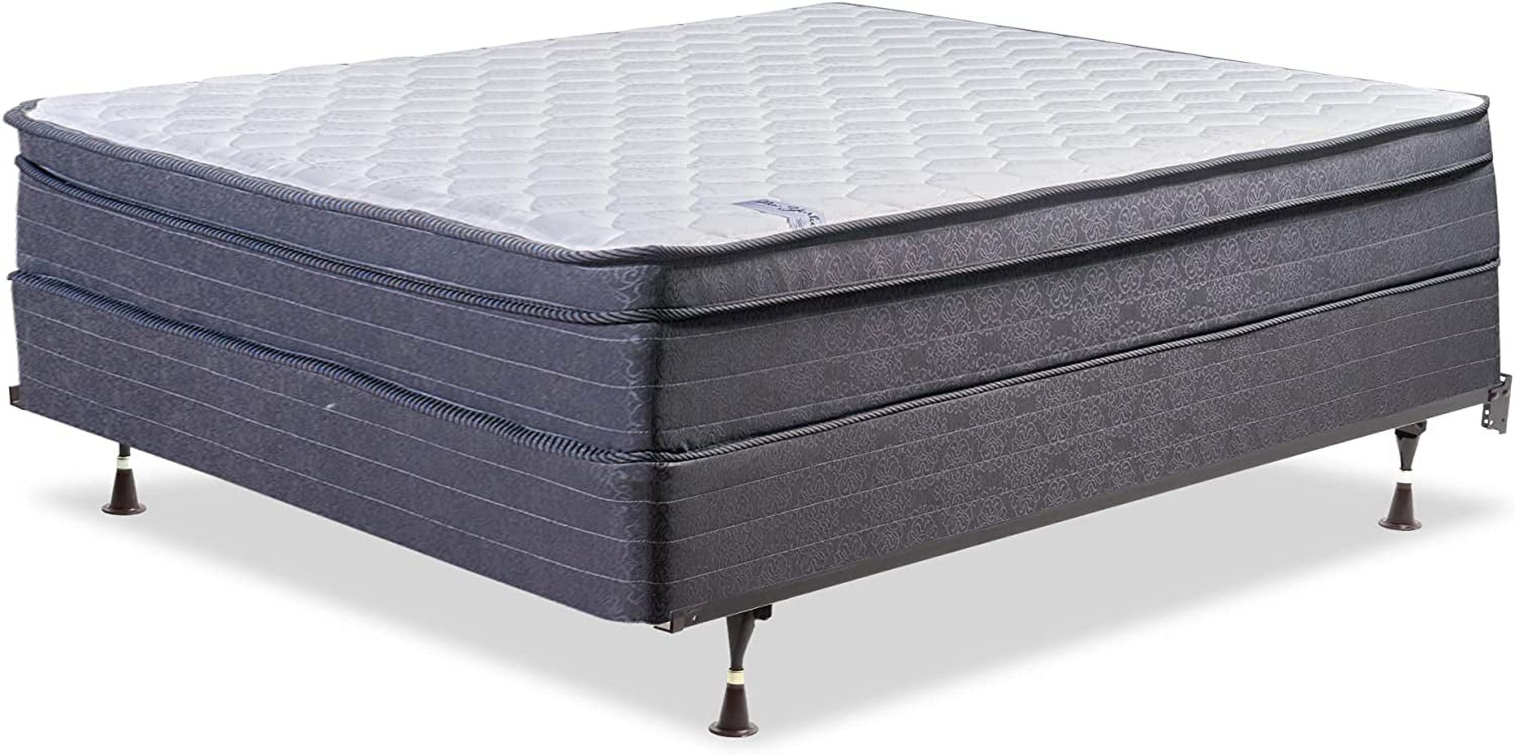 XIAOJIAWU 10-Inch Plush Foam Encased Hybrid Eurotop Innerspring ...