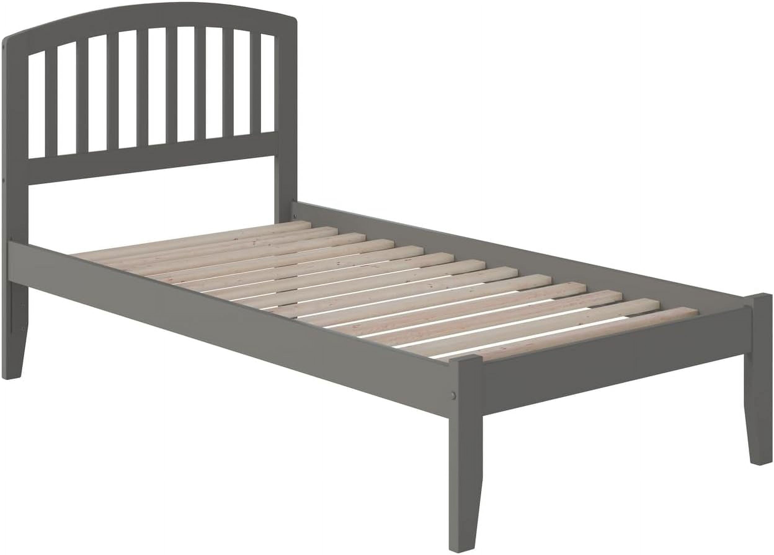 XIAOJIAWU Richmond Twin Extra Long Platform Bed with Open Footboard and ...
