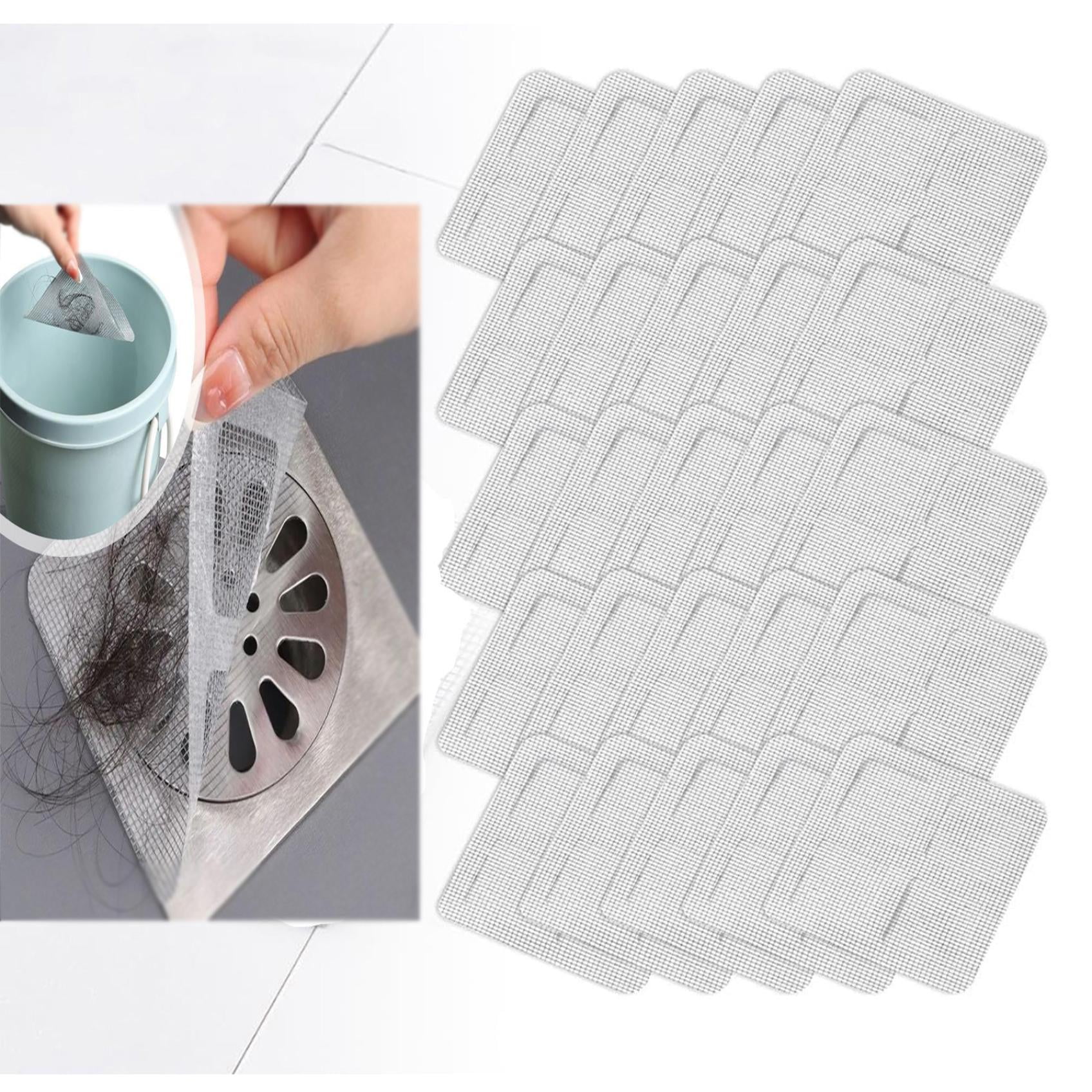 XIAOLE 20pcs Pack Disposable Shower Drain Cover Hair Catcher Shower ...