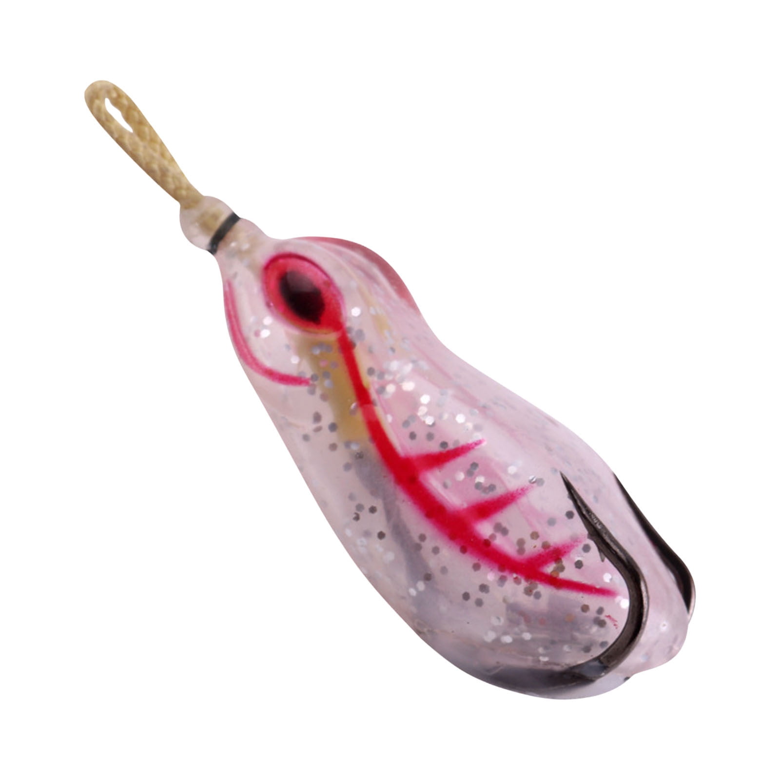 XIAOLE 1PCS Topwater Frog Lure Set with Weedless Hooks, Lifelike Frog ...