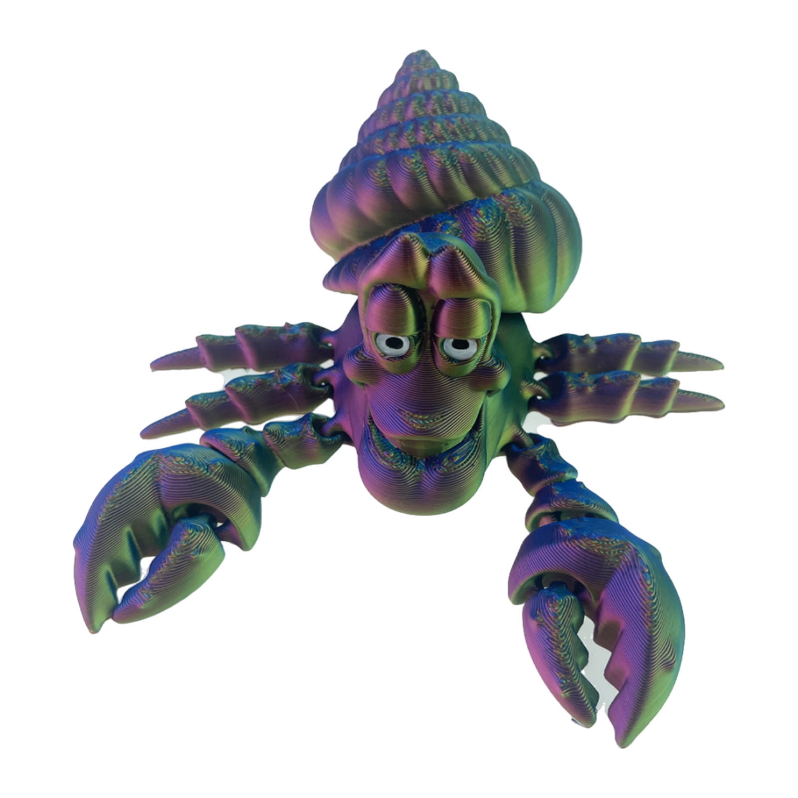 XIAOLE 3D Printed Hermit Crab, Full Articulated Flexible Crystal Hermit ...