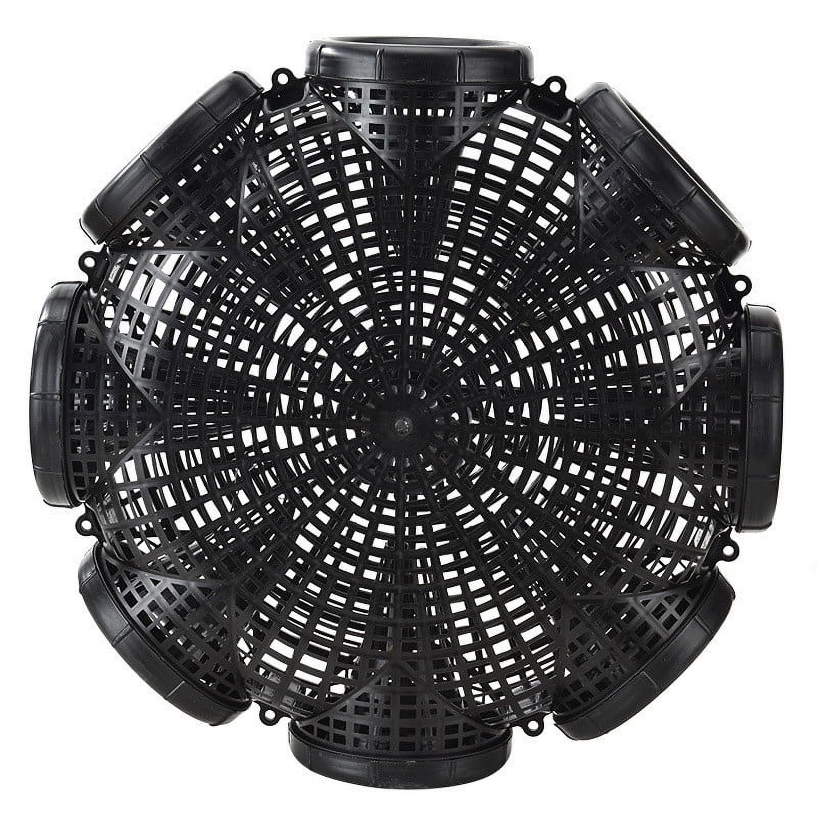 XIAOLE 8 Holes Cage Yellow Eel And Shrimp Cage Lobster Shrimp Cage ...