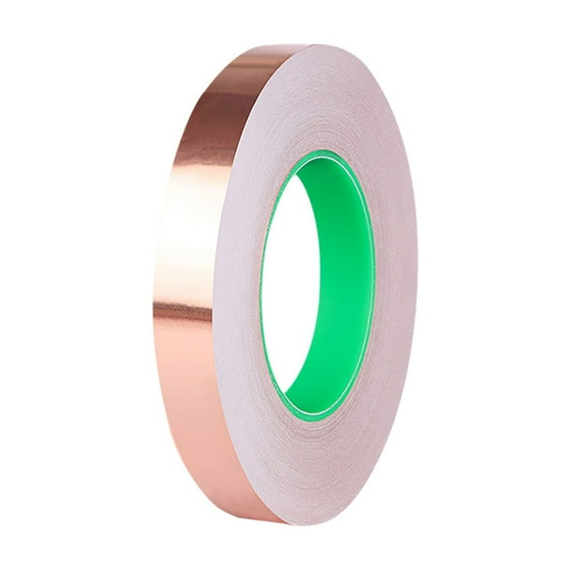 XIAOLE Copper Tape 10mm X 20m Double Conductive Metal Foil Adhesive ...