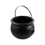 Kokovifyves Halloween Witch Pot Plastic Flame Bucket Black Cauldron ...