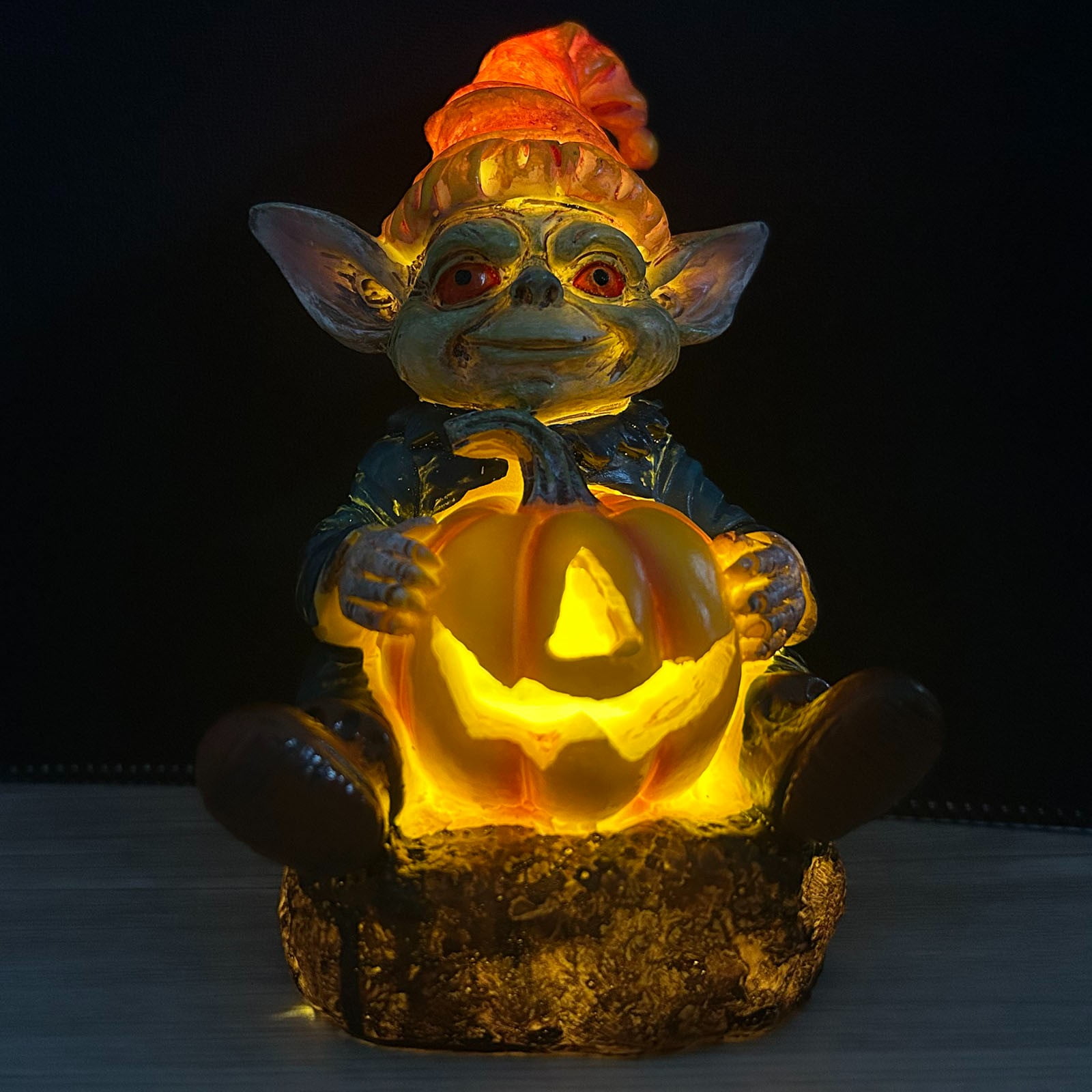 XIAOLE Halloween Spirit Decorations Indoor for Home, Resin Funny Garden ...