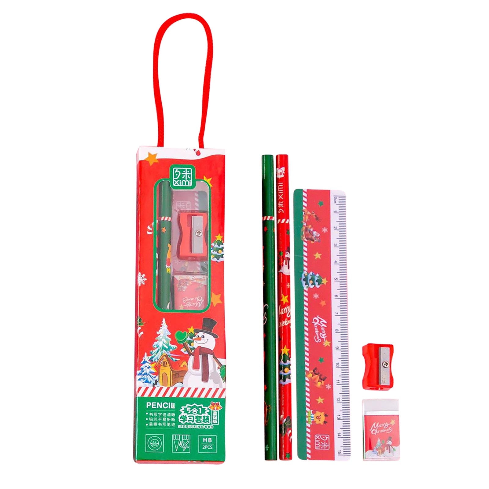 XIAOLE Opening Season Stationery 6 Piece Set Gift For Elementary School ...