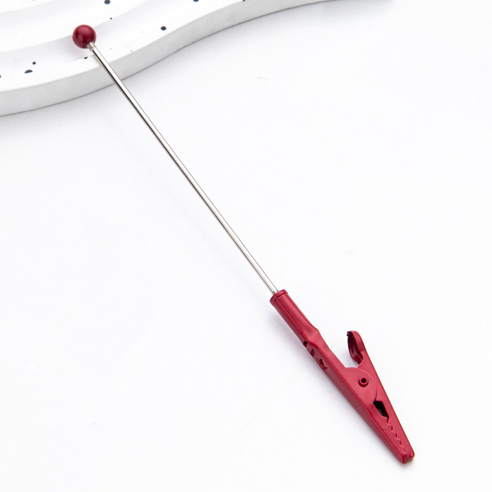 XIAOLE RedMetal Wire Clip Memo Holder,Alligator Clamp Bead Holder ...