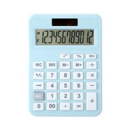 Niulife Office Desk Calculator with Solar Power, 12 Digits Large LED ...