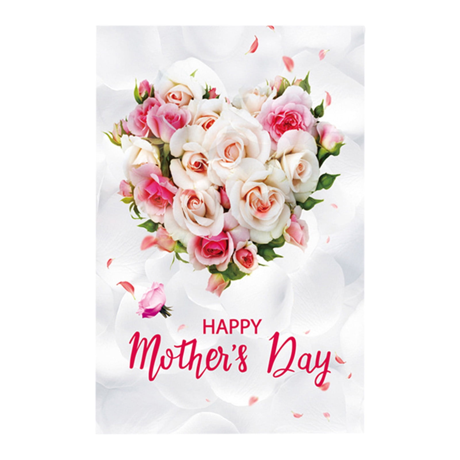 XIAOLE Spring Happy Mothers'Sday Garden Flags For Outside 12x18in Double Sided Welcome Mom ...