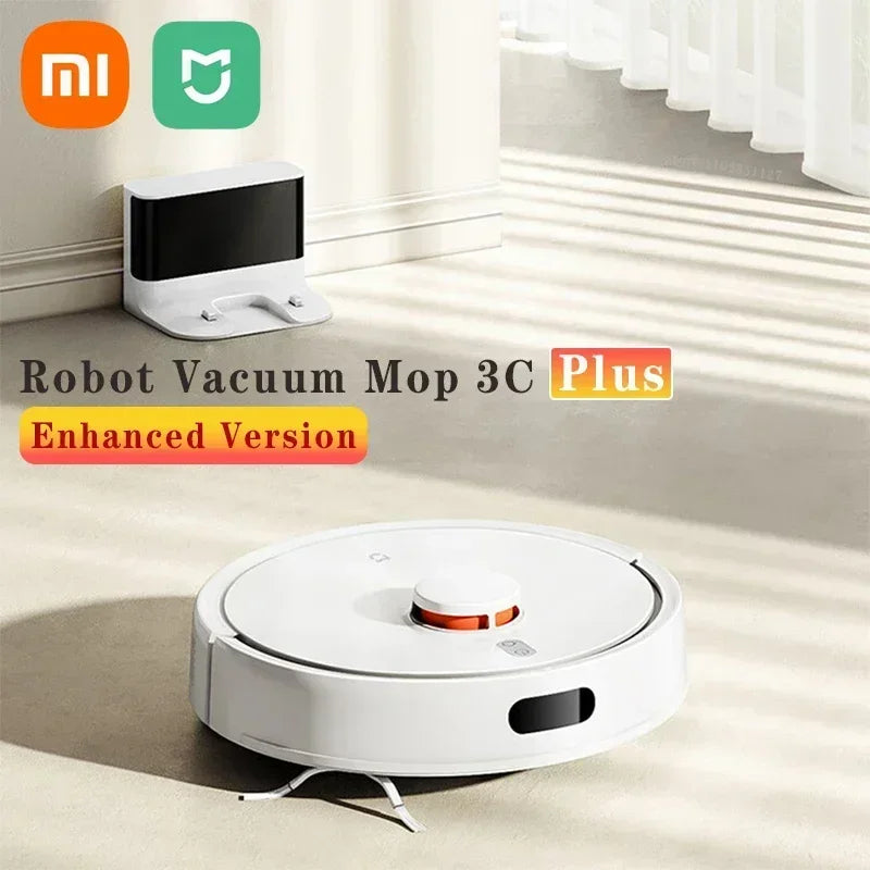 XIAOMI MIJIA 3C Sweeping Robot Vacuum Mop 3C Plus Enhanced Smart Big ...