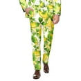 XIAONU Mens St. Patrick's Day Shamrock & Leprechaun Hat Print Dress ...