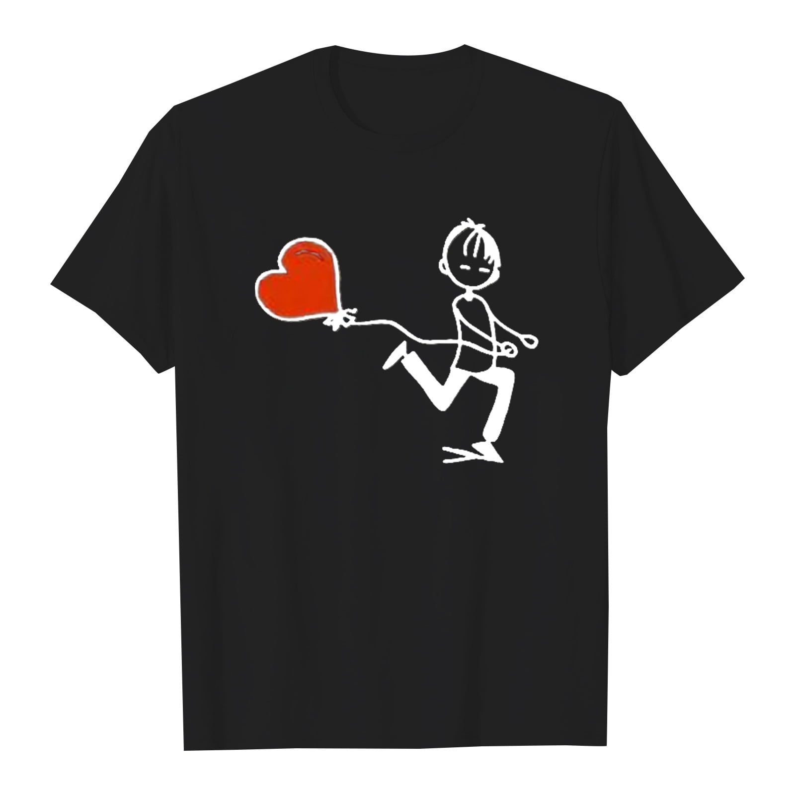 XIAONU Valentine's Day Interactive Matching T-Shirts for Couples Theme ...