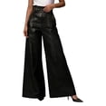 XIAONU Women's High Waist Wide Leg Pants Sleek Formal Office Party ...