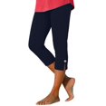 XIAONU Women's Stretchy Slim Fit Capri Pants Button Split Hem Casual ...