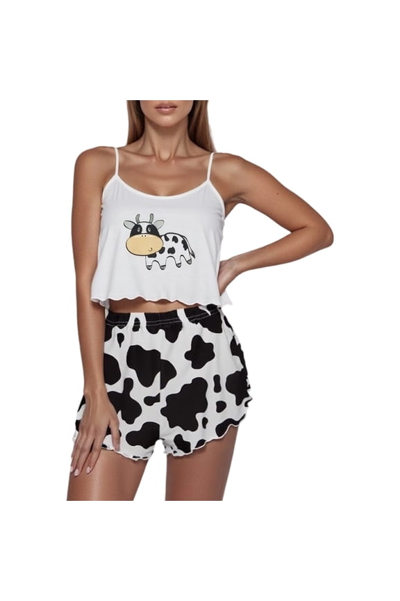 Cow Pajamas Womens