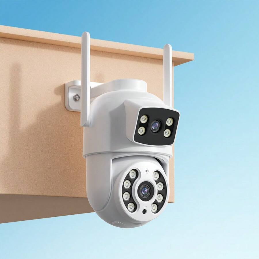 XIAOVV 8MP Dual Lens Security Camera Outdoor, 4K/8MP WiFi Outdoor ...
