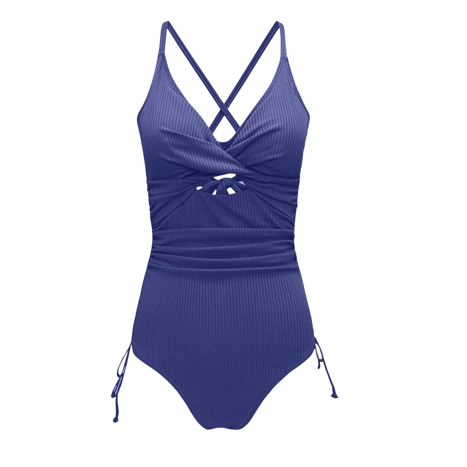 XIAQUJ Women Swimwear Micro Bikini Tankini Sexy High Cut Plain Swimwear ...