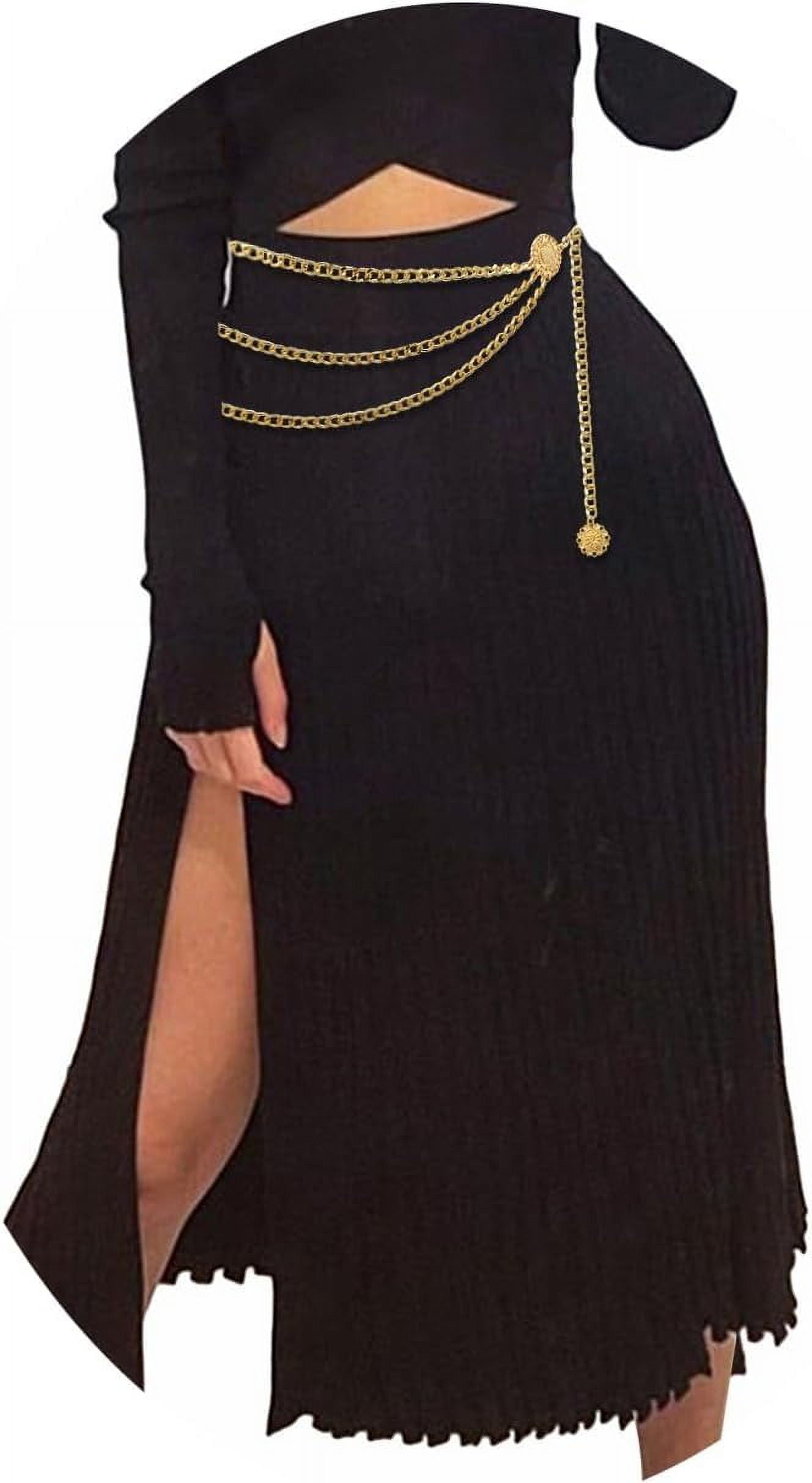 XIATIAN Chain Belts for Women Fashion Plus Size Waist Chain Belt Gold ...