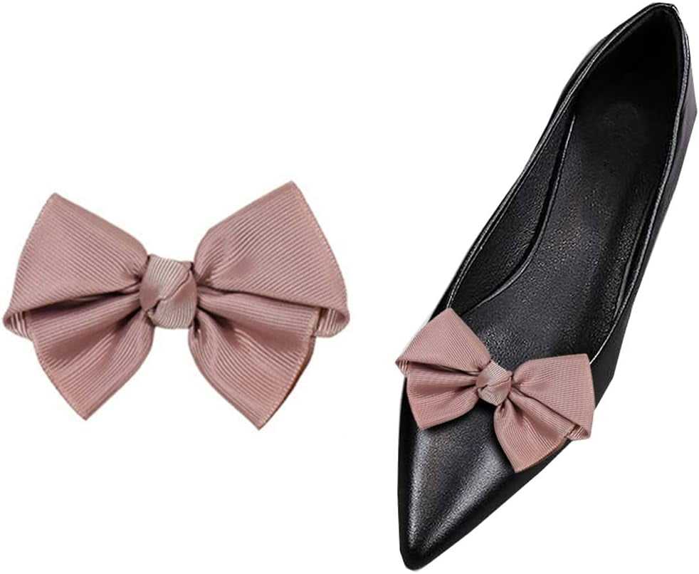 XIATIAN Decorative Shoe Clips Bow Shoe Clips Removable Shoe Buckles for ...