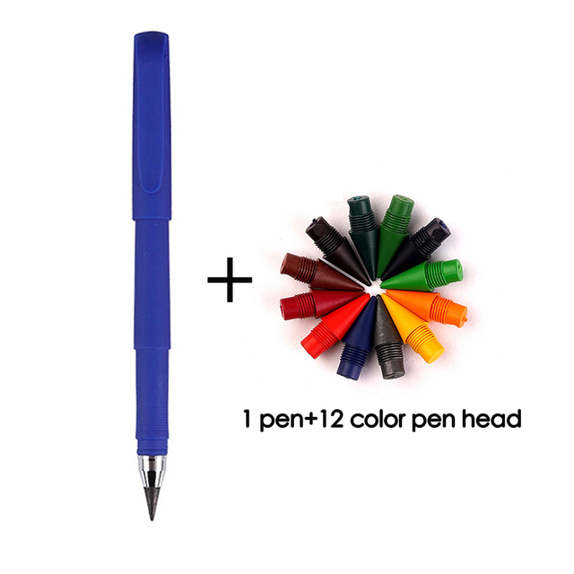 XIATIAN Eternal Pencil Infinite Book 1 Pen with 12 Color HB Replacement ...