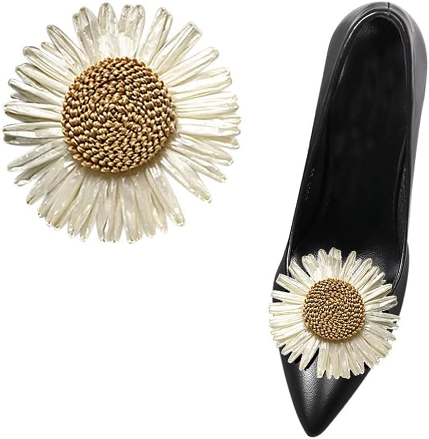 XIATIAN Flower Shoe Clips Removable Shoe Buckles Detachable Decorative ...