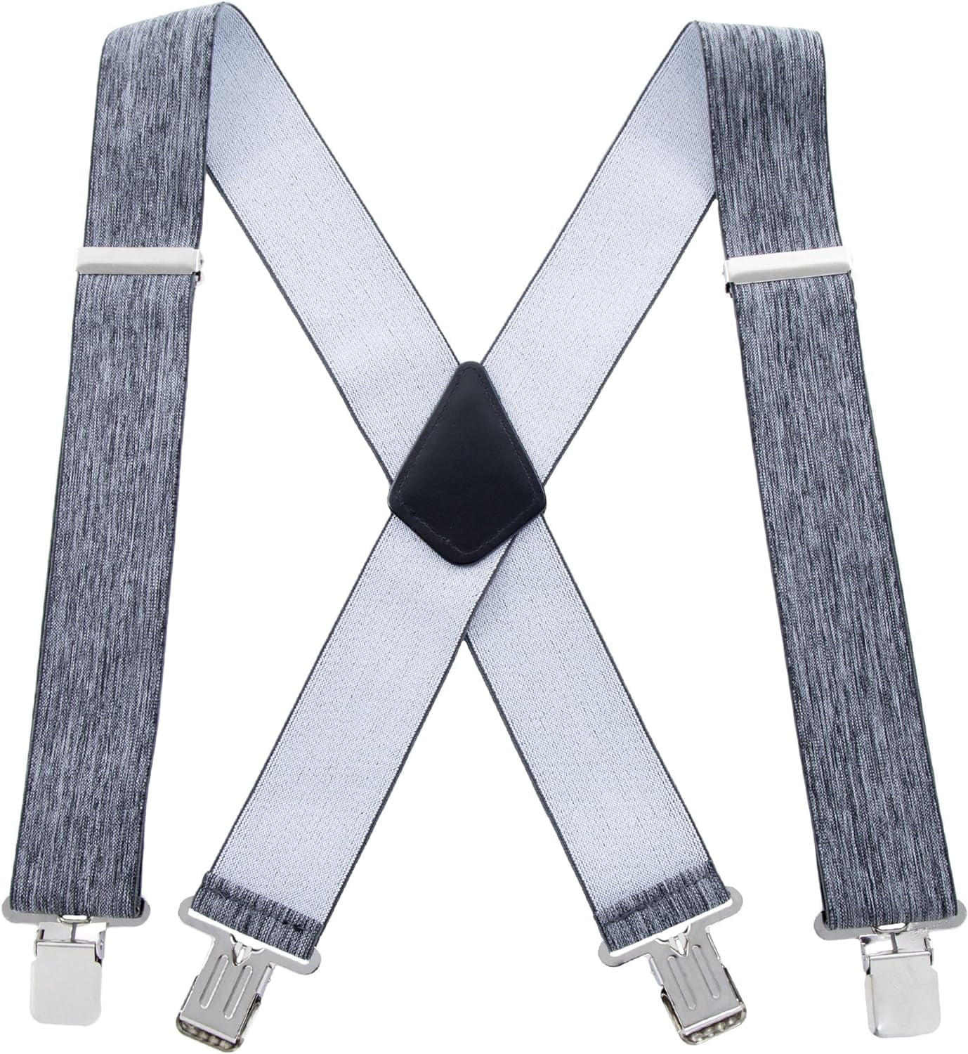 XIATIAN Men Utility Suspenders Adjustable Elastic - Heavy Duty 2 Inch ...