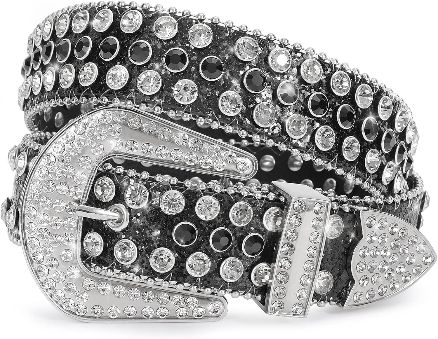 XIATIAN Men Women Rhinestone belt Western Cowgirl Cowboy Vintage Bling ...