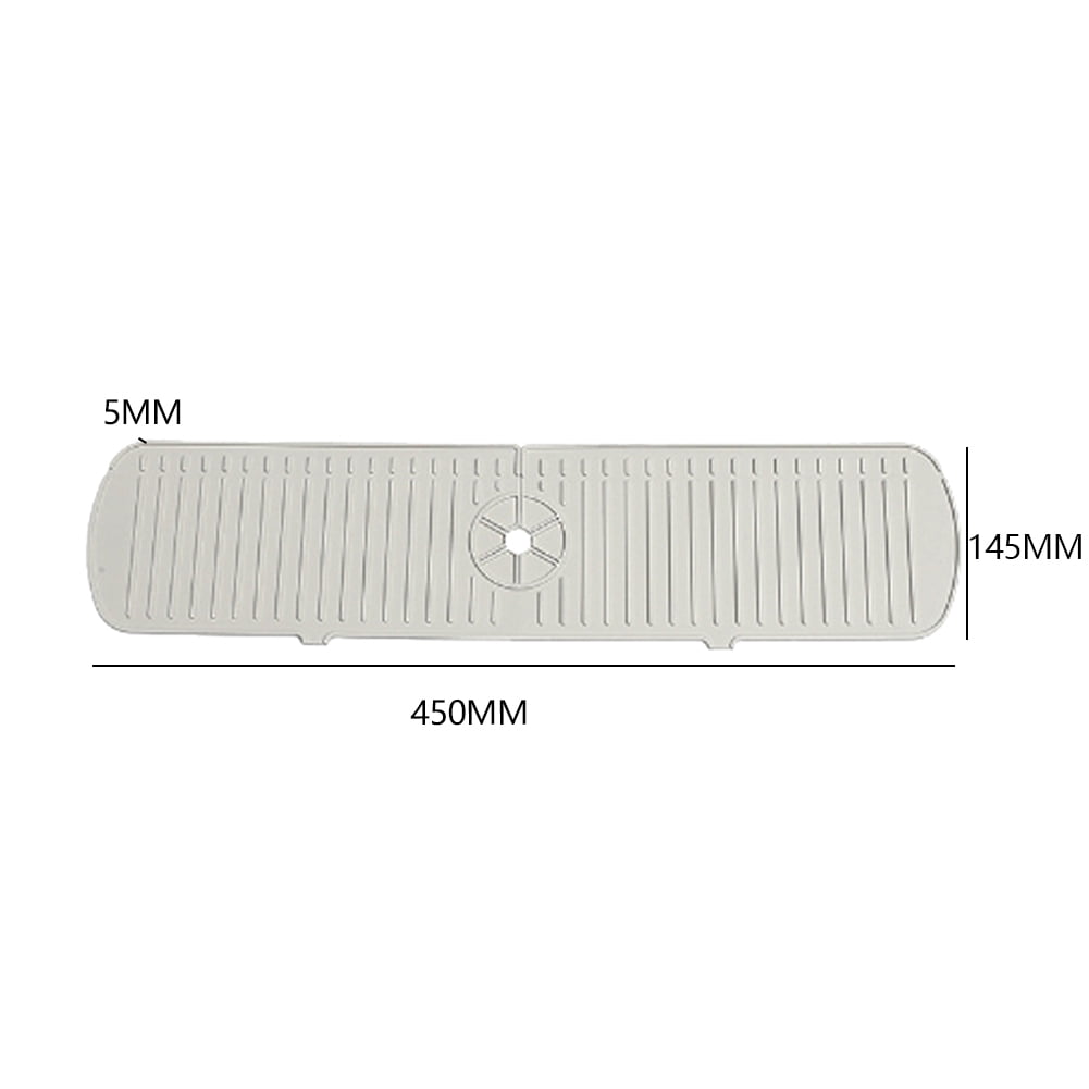 XIATIAN Silicone Kitchen Faucet Mat Flexible Faucet Splash Guard ...