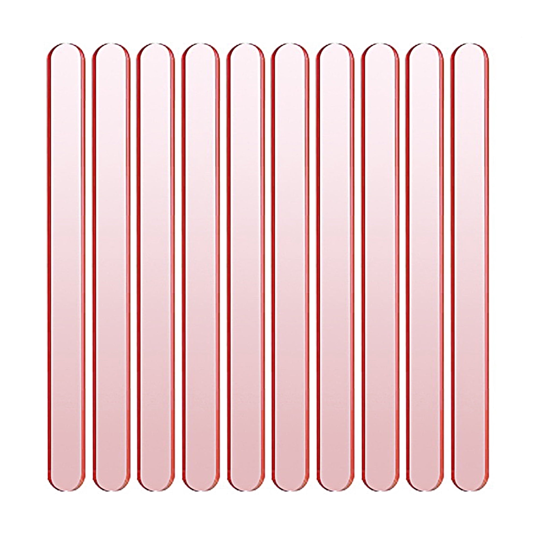 XIBUFE 10 Pcs 24 Cavity Ice Cream Sticks,4.5 Inch Colored Food Grade ...