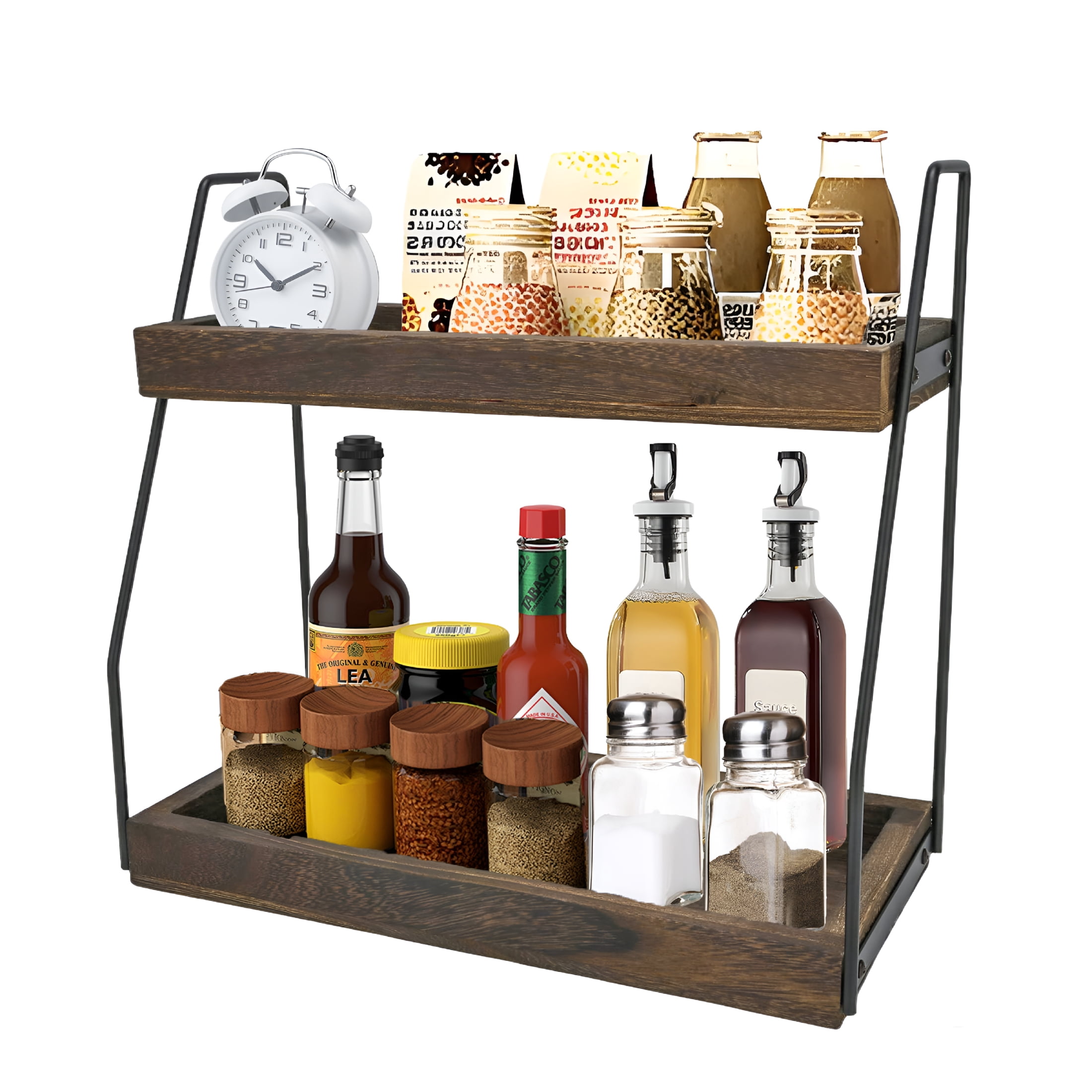 XIBUFE 2-Tier Bathroom Counter Organizer, Countertop Storage Shelf for ...