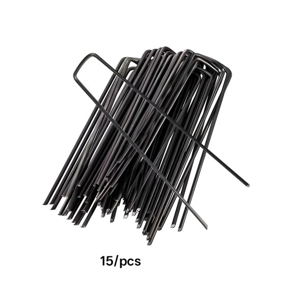 XIBUFE 2026 New 15Pcs Landscape Garden Stakes Heavy-Duty Sod Pins Anti ...