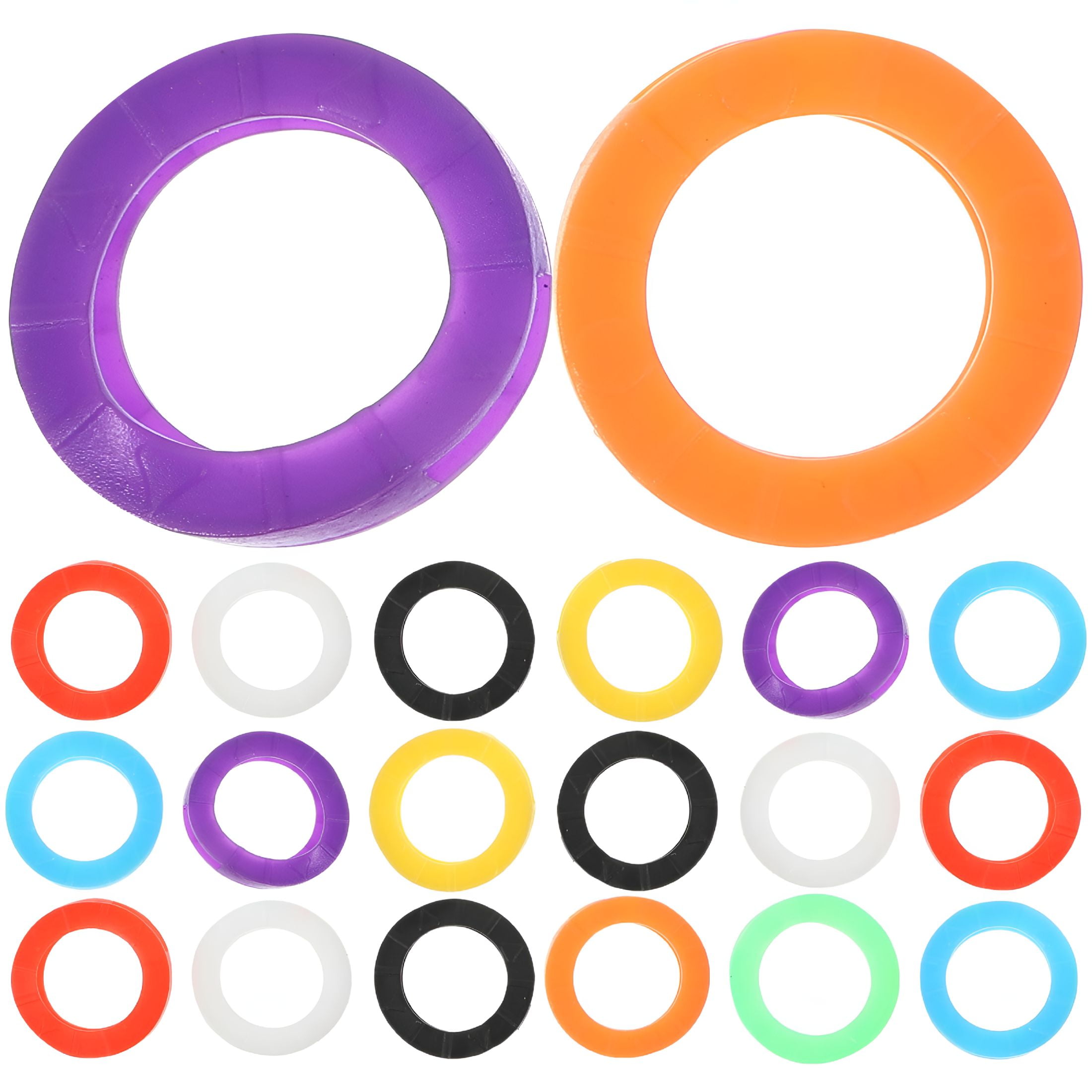 XIBUFE 2026 New 24Pcs Bright Colored Key Caps Silicone Key Covers ...
