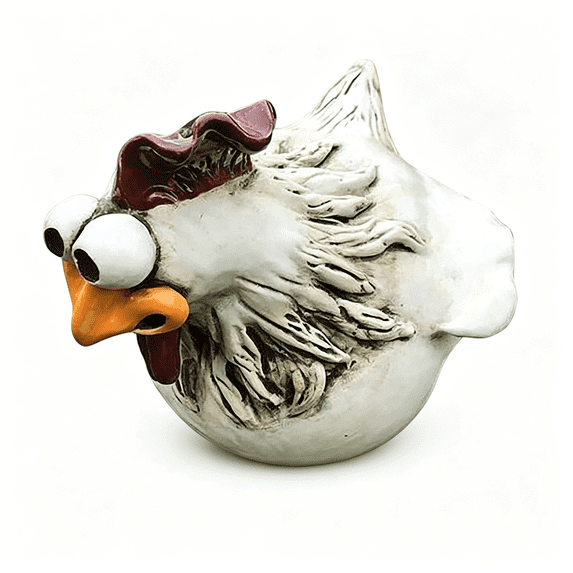 XIBUFE 2026 New Chicken Fence Decorations-Cute and Realistic Statues ...