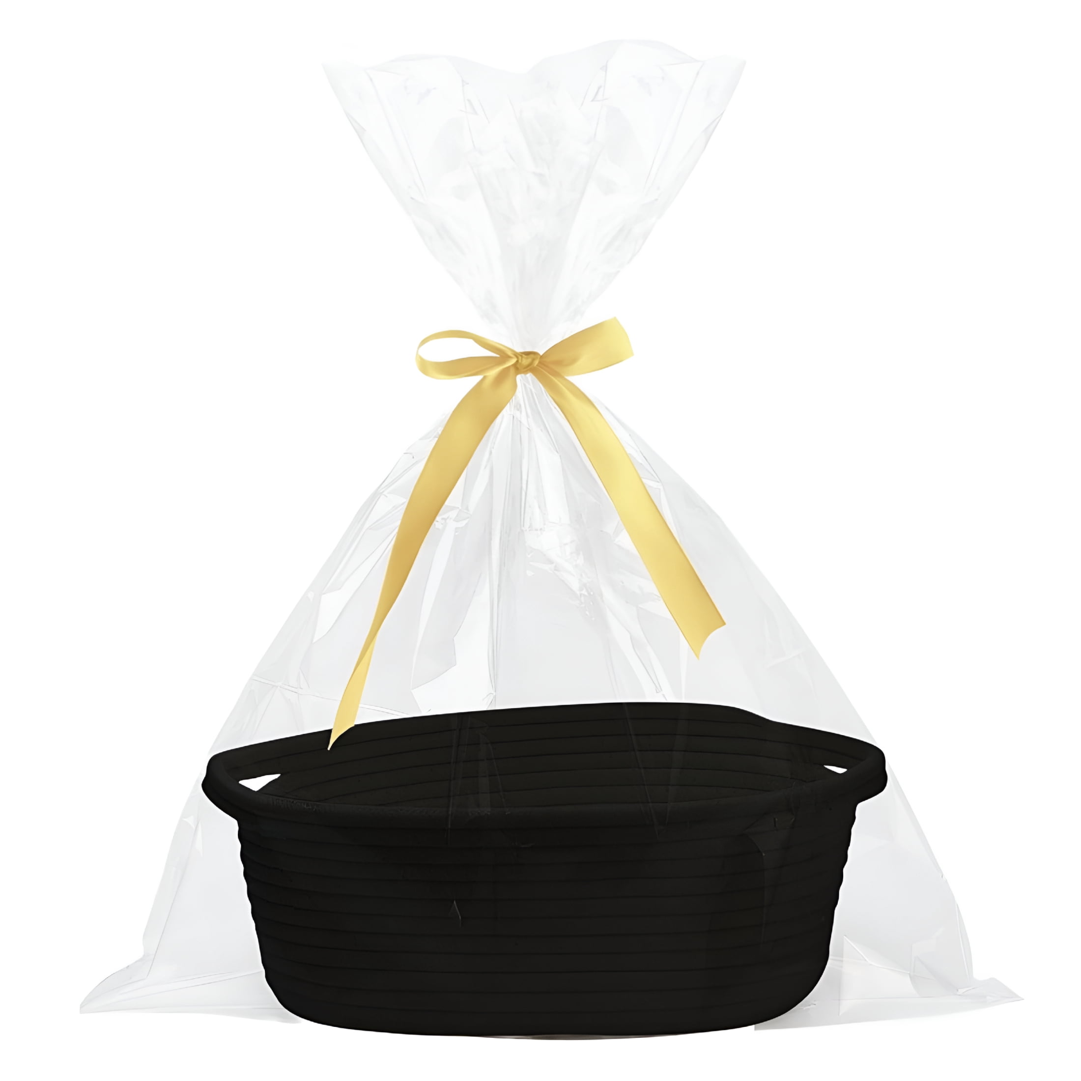 XIBUFE 2026 New Decorative Empty Gift Basket Storage Basket Black,Black ...