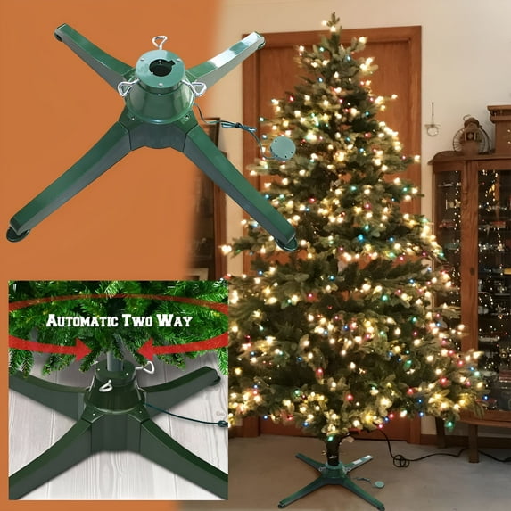 XIBUFE 2026 New Large Christmas Tree Rotating Base Tree Foot Bracket ...
